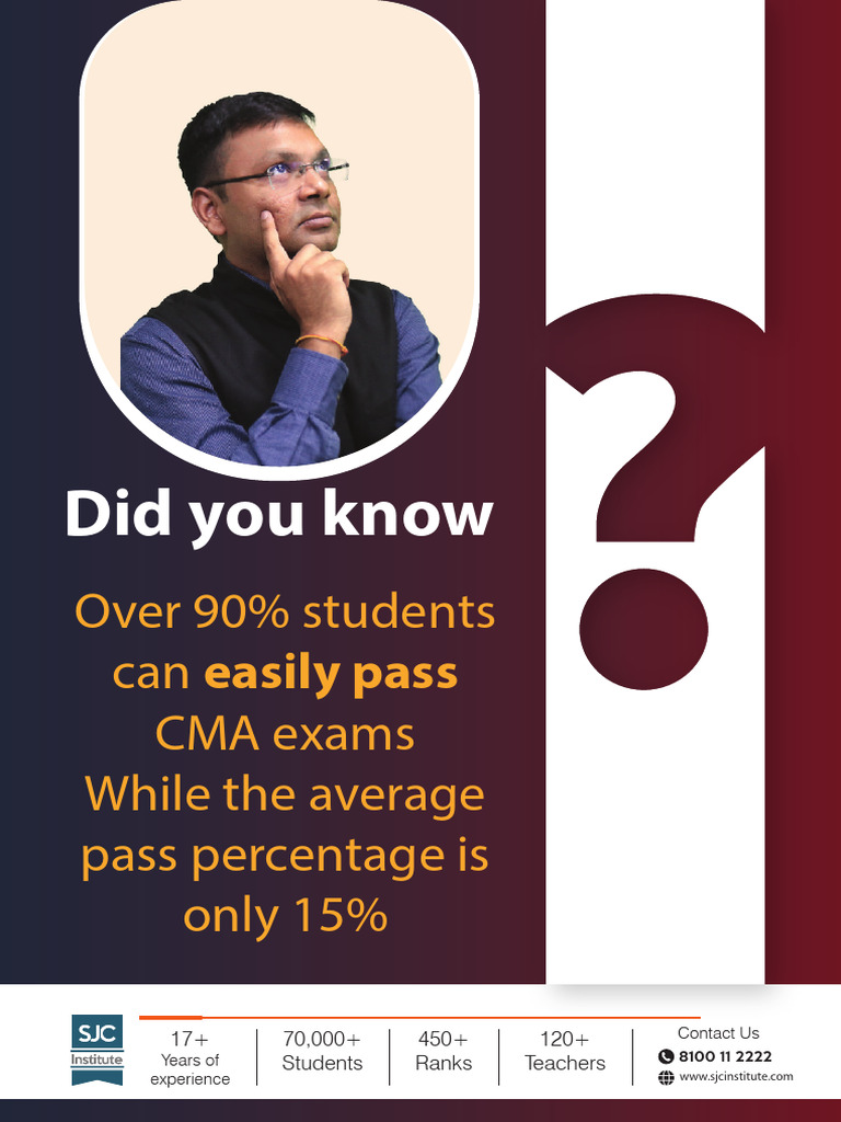 Important Document For CMA Students | PDF