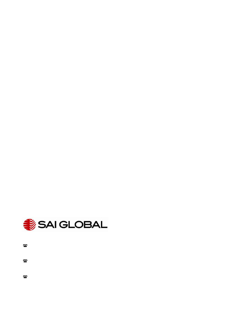 SAI GLOBAL, Index House, Ascot, Berks, SL5 7EU, UK | PDF
