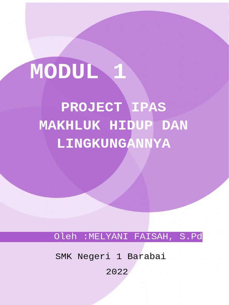 MODUL AJAR TIM IPAS 1 Print | PDF