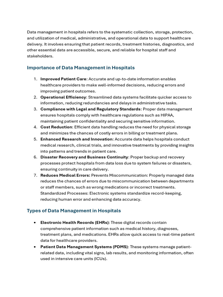 Data Management | PDF