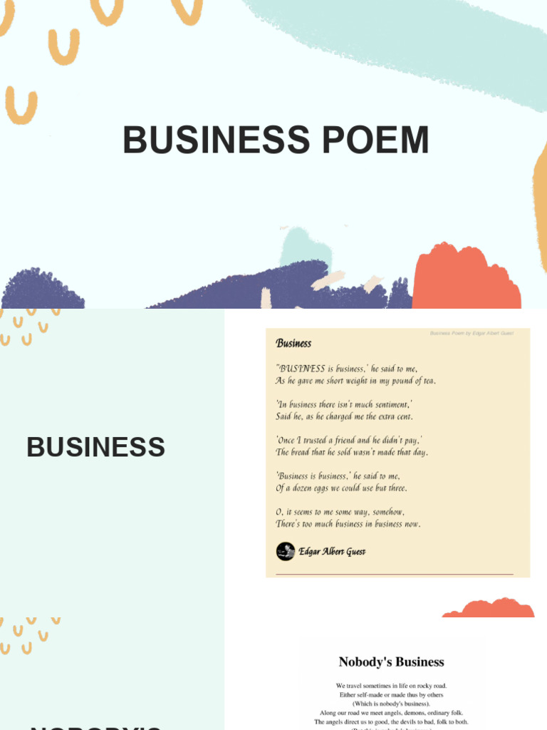 BUSINESS POEM Innovation | PDF
