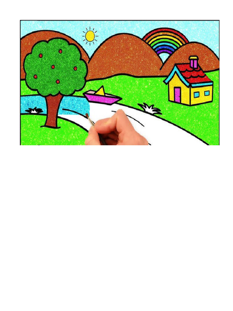 How To Draw A Landscape | PDF