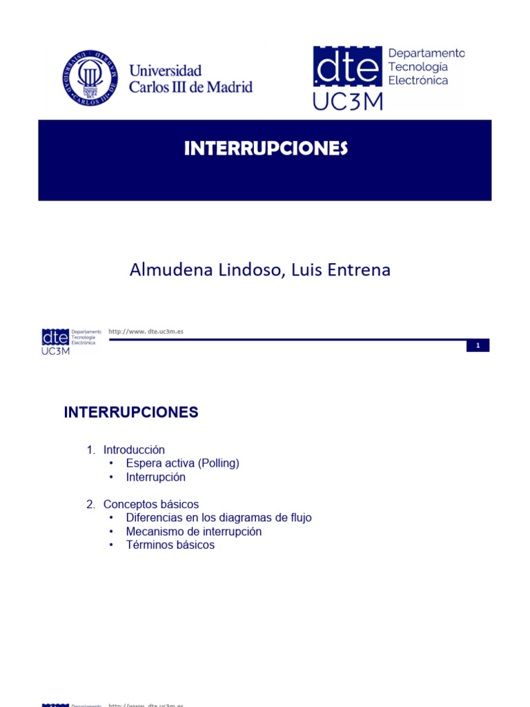 Interrupciones 2020 | PDF | Unidad Central de procesamiento | Microcontrolador