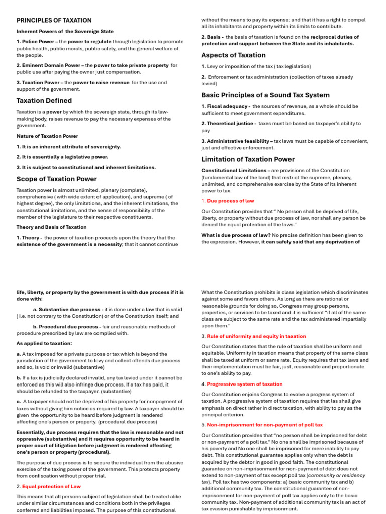 PRINCIPLES-OF-TAXATION | PDF