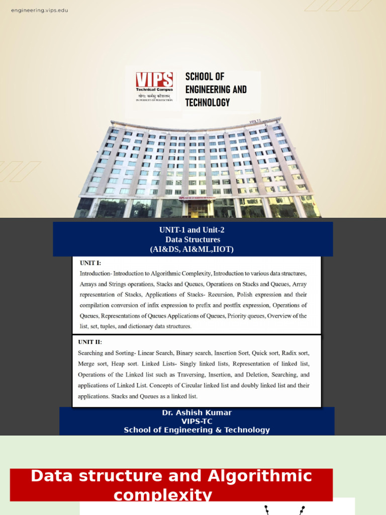 Unit 1& 2 - DS | PDF