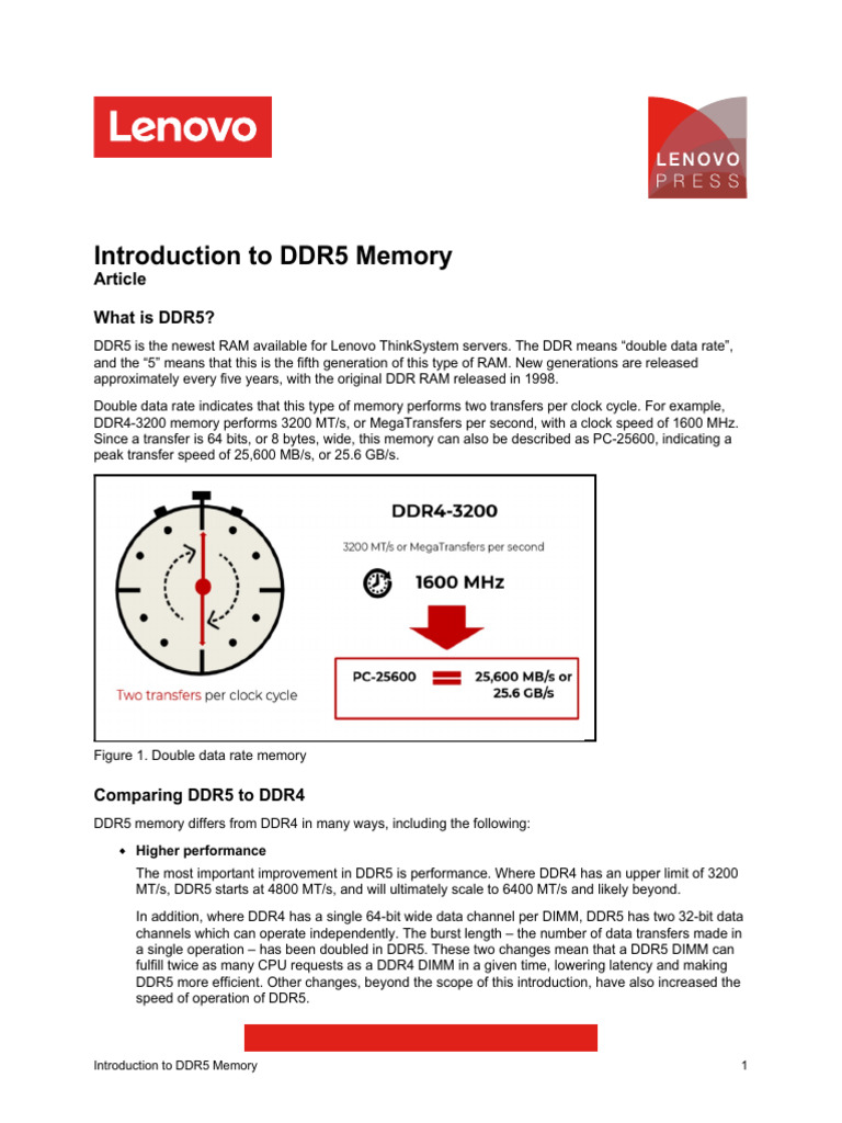 Introduction ddr5 | PDF