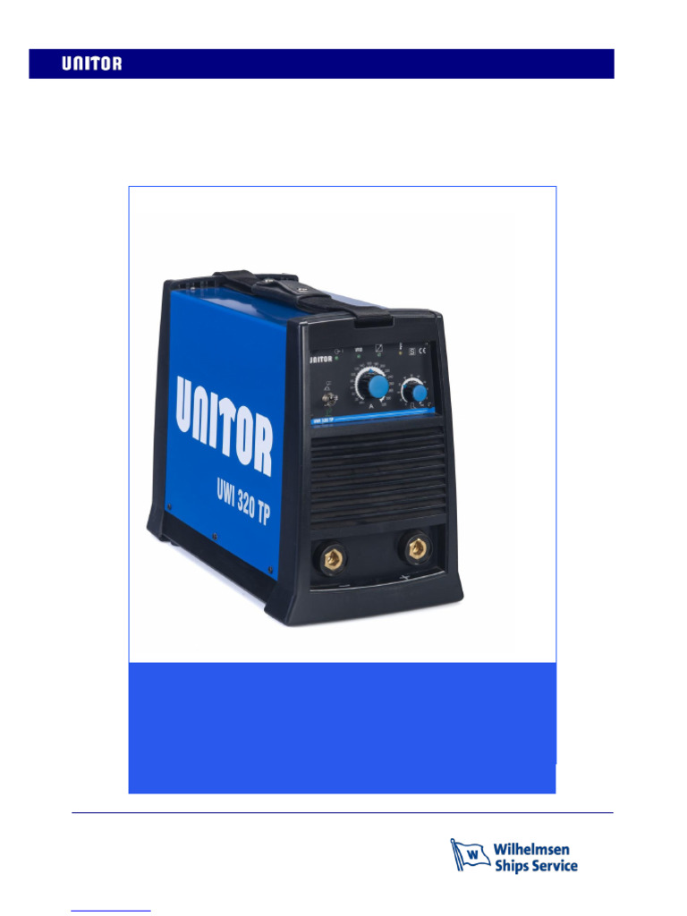 Welding Machine Uwi 320 TP | PDF