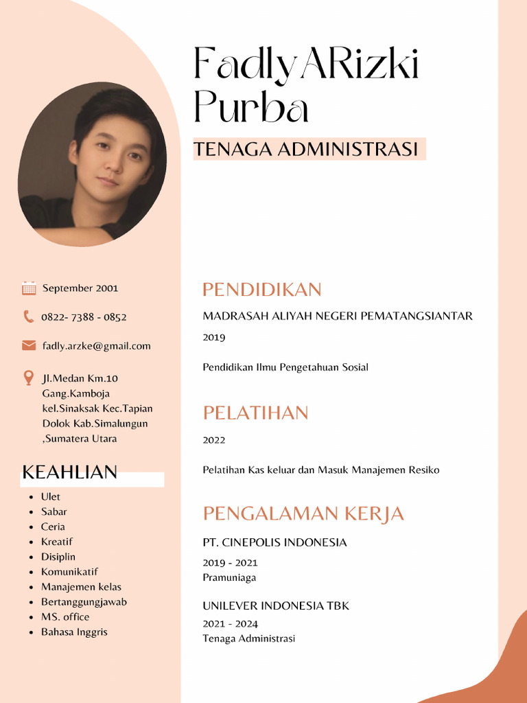 CV. FadlyARizki Purba | PDF