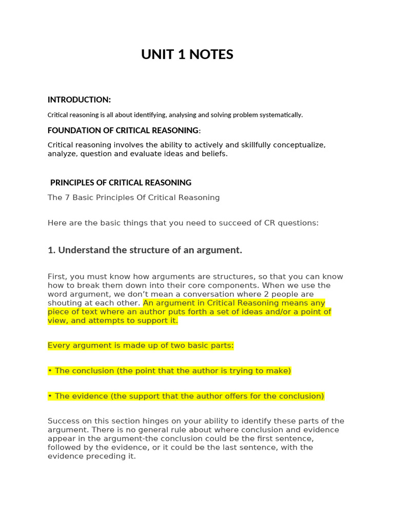 CRST Notes Unit 1 c | PDF CRST Notes Unit 1 c | PDF