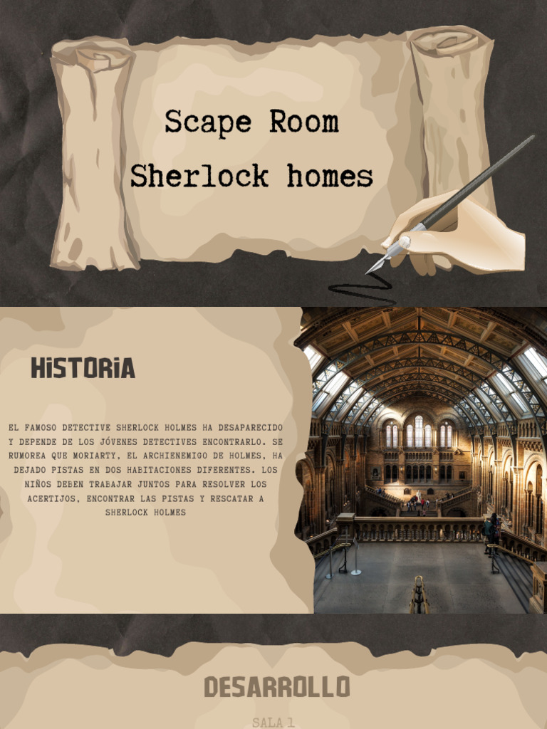 Escape Room: Rescate a Sherlock Holmes | PDF | Sherlock Holmes | Artes ...