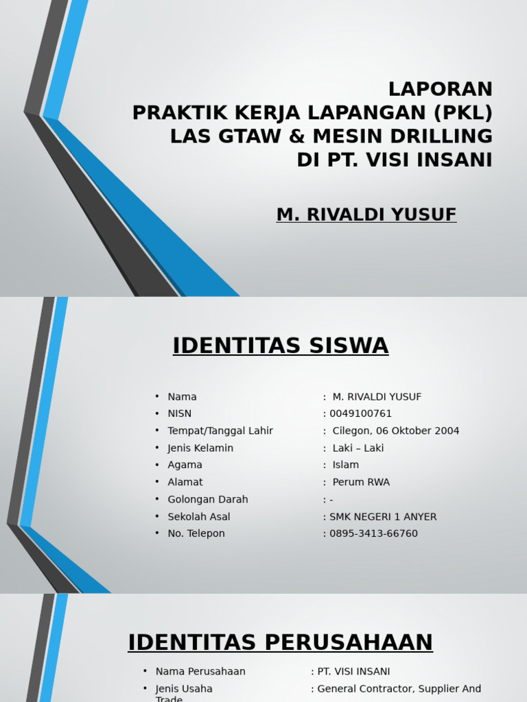 Laporan PKL M. Rivaldi Yusuf | PDF