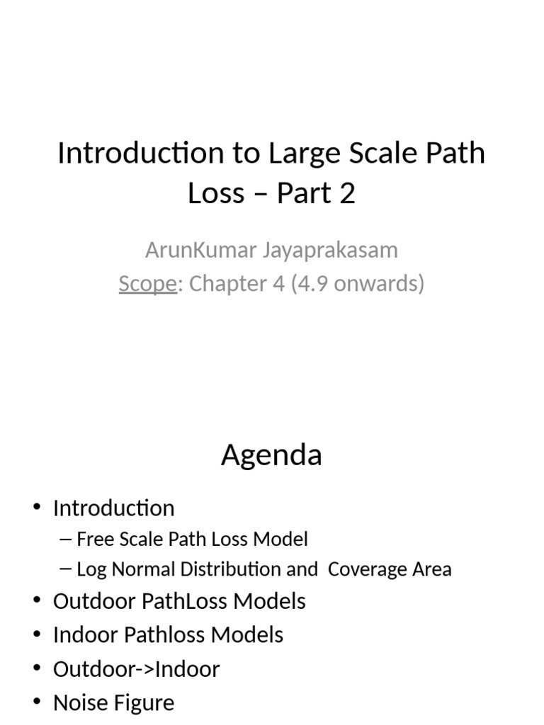 Large Scale PathLoss Part2 | PDF | Information And Communications ...