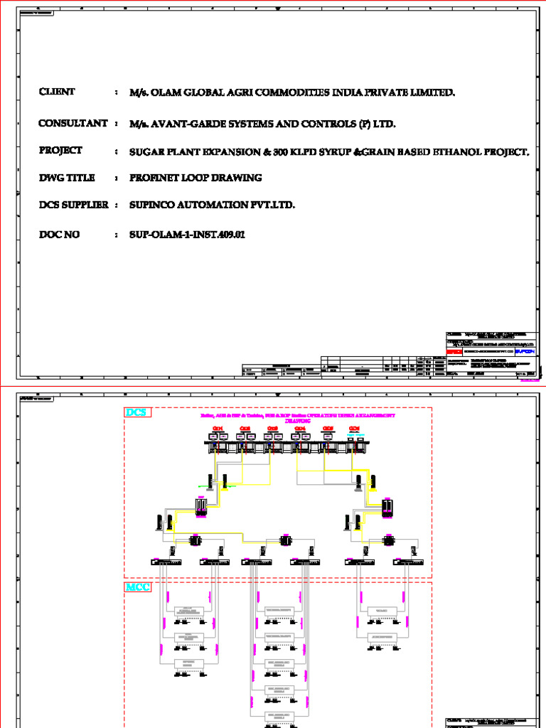 INST.409.01 Profinet Loop Drawing R0 OLAM-1 | PDF