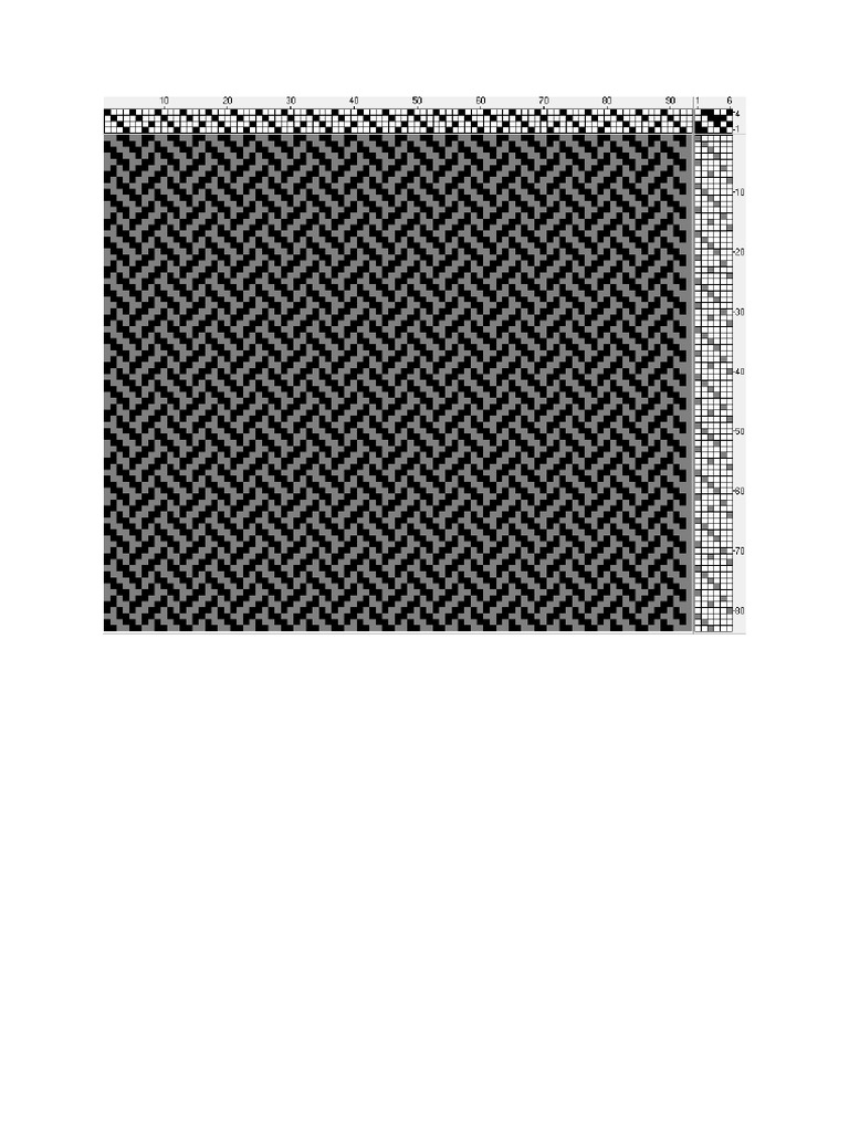 Weaving Draft 4 Shaft Braided Twill | PDF