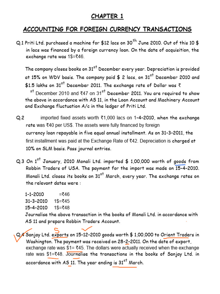 Accounting For Foreign Currency Transactions | PDF