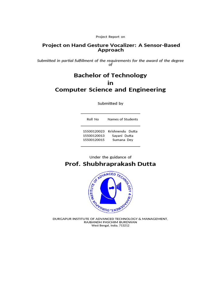 Final Year Project | PDF