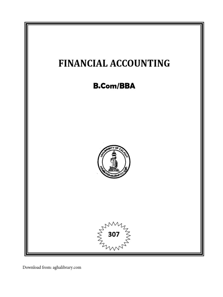 Financial Accounting | PDF