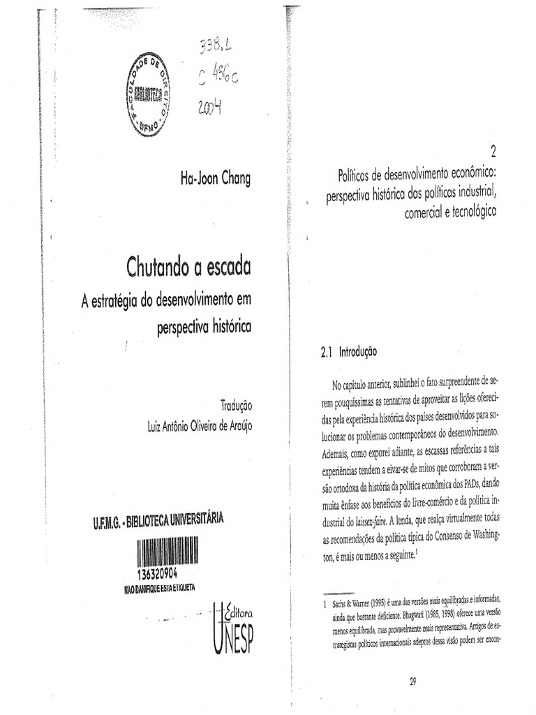 Ha - Joon Chang - Cap.2 - Politicas de Desenvolvimento Ecn... | PDF
