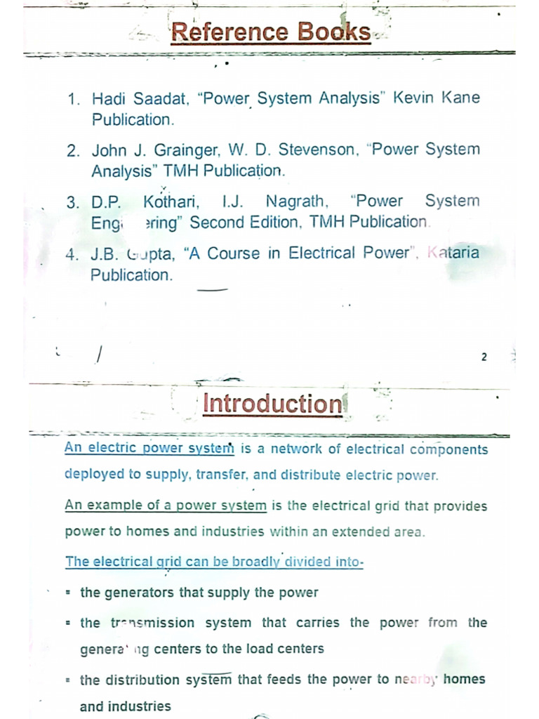 Power System Analysis | PDF