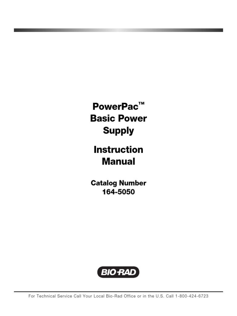 Biorad Power Pack | PDF