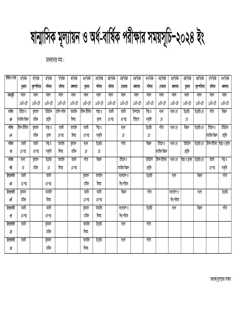 Ordo Barsik Exeam Ruten 2024 | PDF