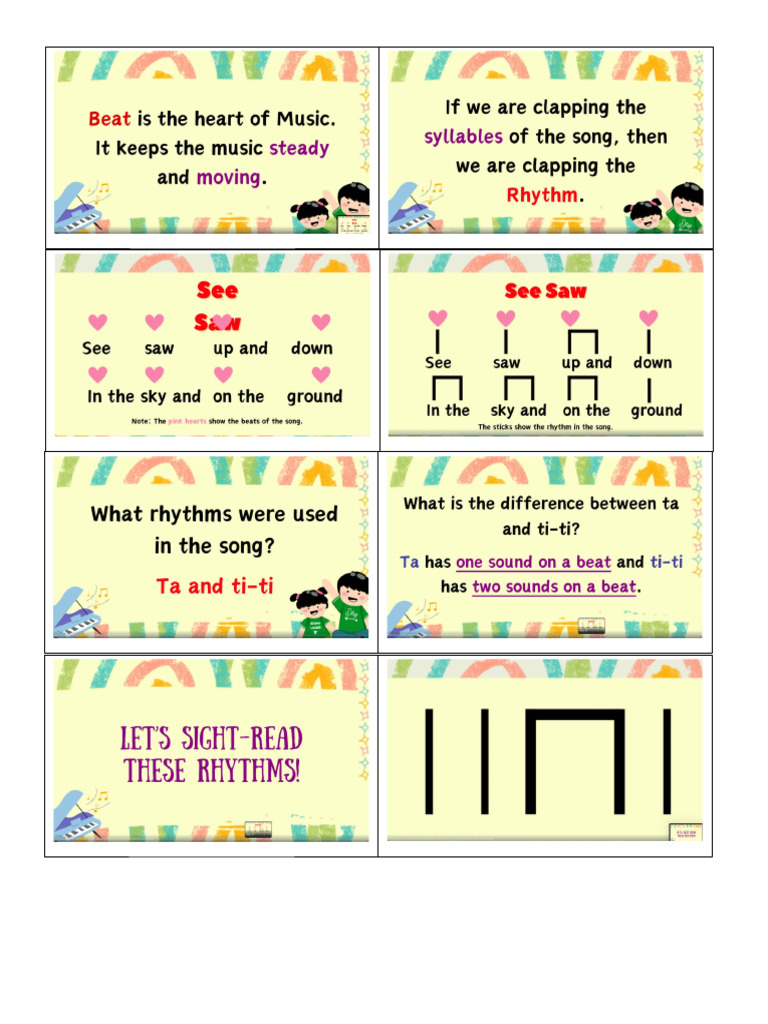 Rhythm Dictation | PDF