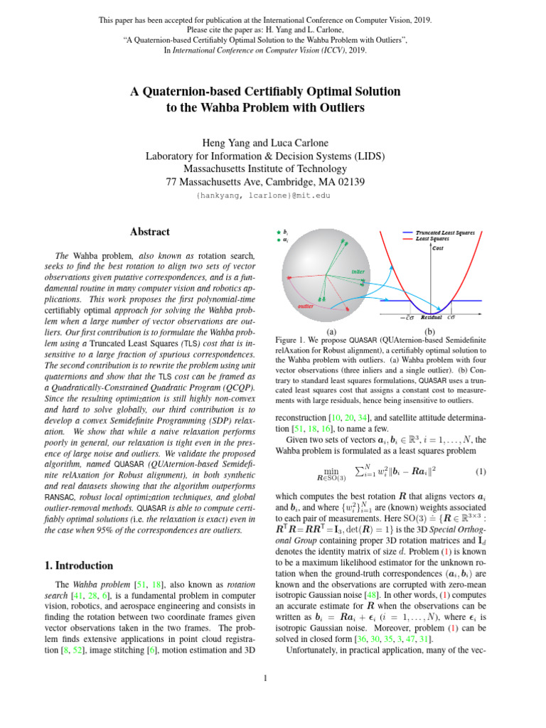 Wahba's Problem | PDF