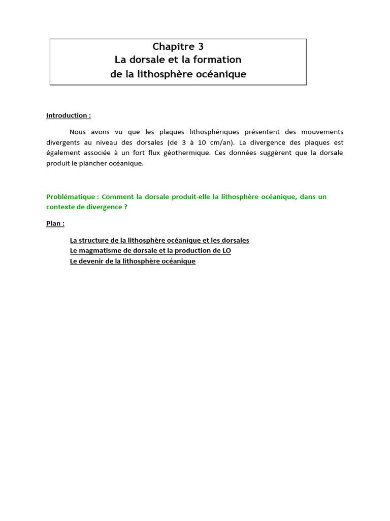 Chapitre4-dorsale. | PDF