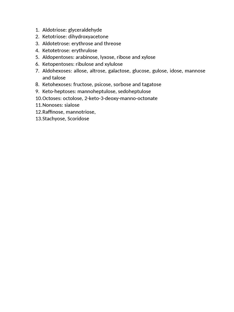 Aldotriose 1 | PDF