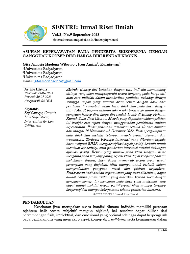 6.+SENTRI GITA+AMORIA+HAELENA+ (+sentri+agustus+45) | PDF
