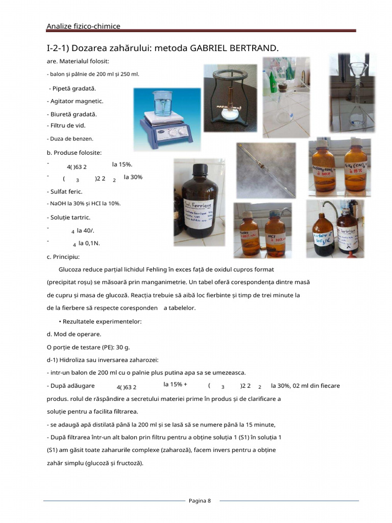 Les Analyses Physiques Et Chimiques I 2 | PDF