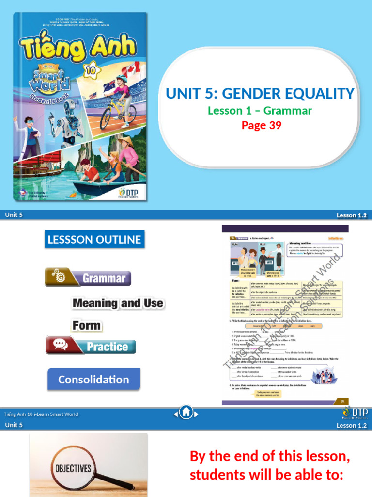 TA 10 iSW - U5 - Lesson 1.2 - Grammar - p.39 | PDF