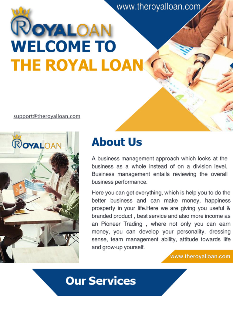 Royal Loan Services and Packages Guide | PDF