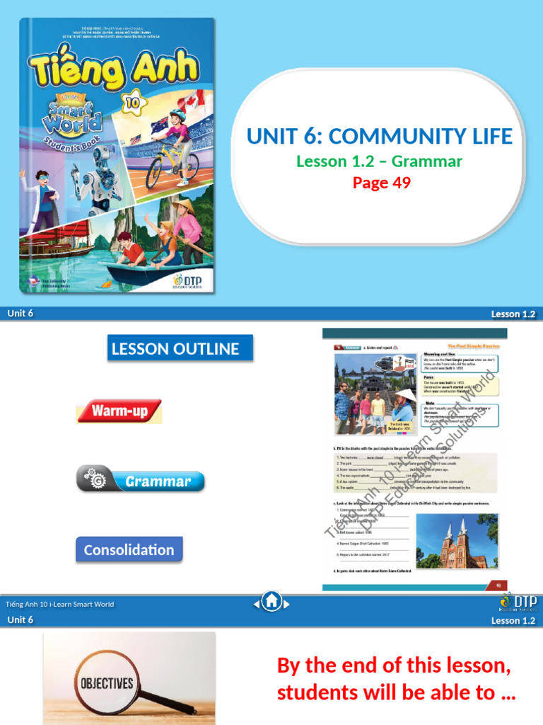 TA 10 iSW - U6 - Lesson 1.2 - Grammar - Page 49 | PDF