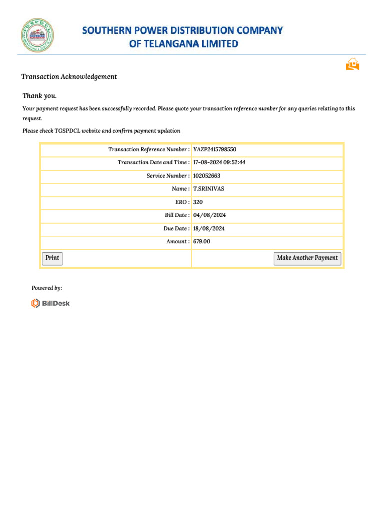 Welcome To Apcpdcl | PDF