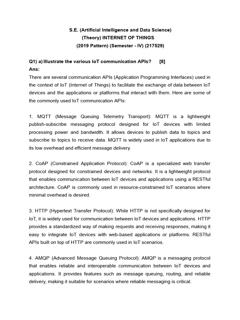 Iot Solved Q.paper by @SD | PDF | Wireless Sensor Network | Internet Of ... Iot Solved Q.paper by @SD | PDF | Wireless Sensor Network | Internet Of ...