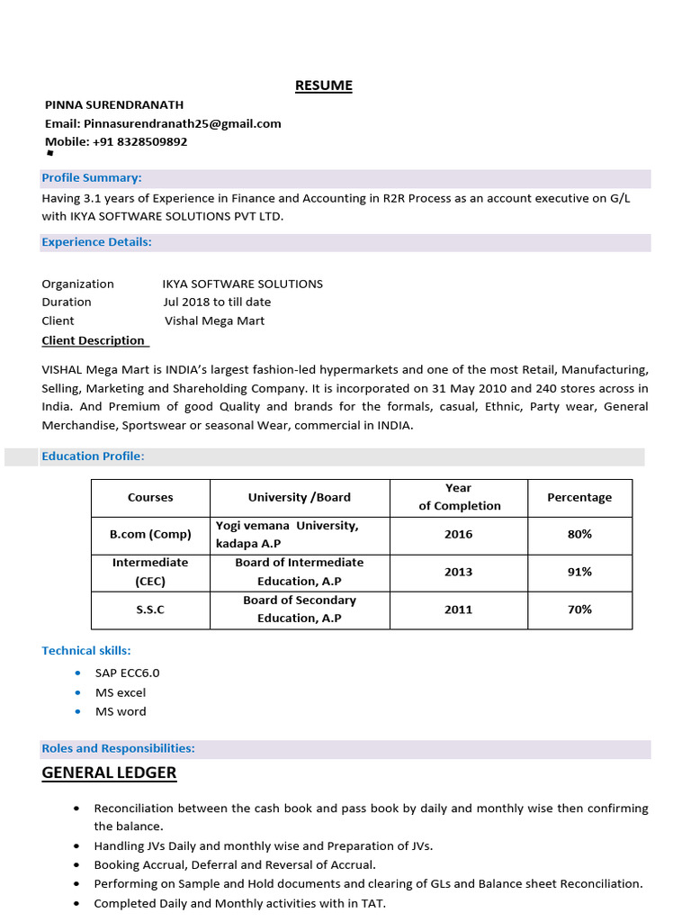 Surendra Resume | PDF