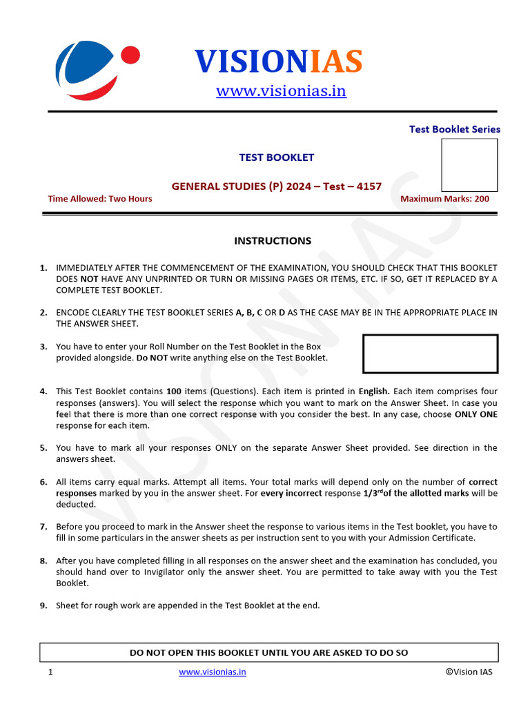 Gs Test 32 | PDF