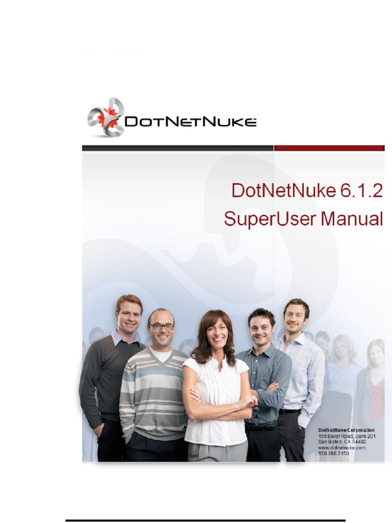 Dot Net Nuke 6.1.2 SuperUser Manual | PDF | Dot Net Nuke | Internet Forum