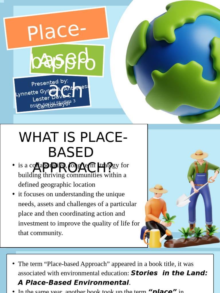Place Based Approach | PDF