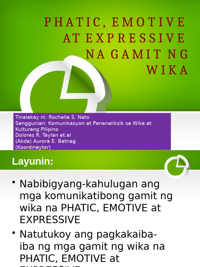 6 Phatic Emotive | PDF