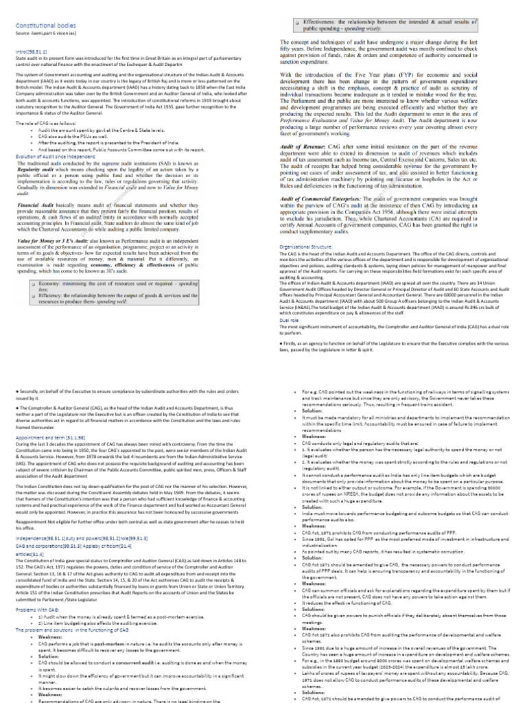 Constitutional bodies | PDF