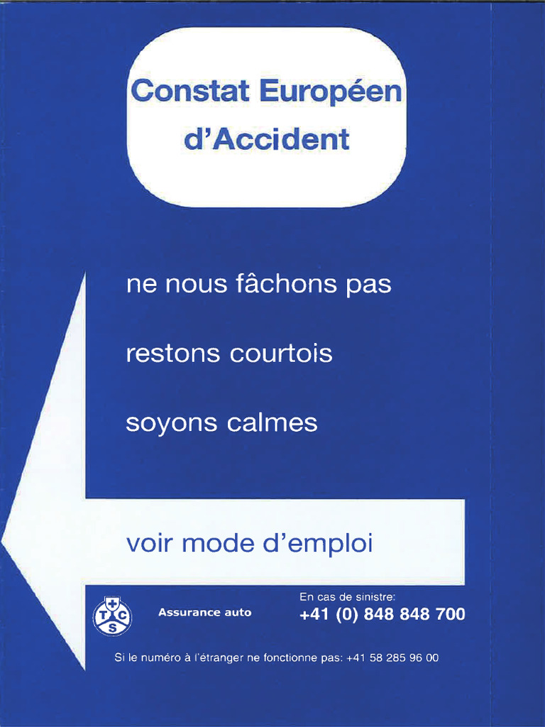 Europaeisches-Unfallprotokoll 1 | PDF