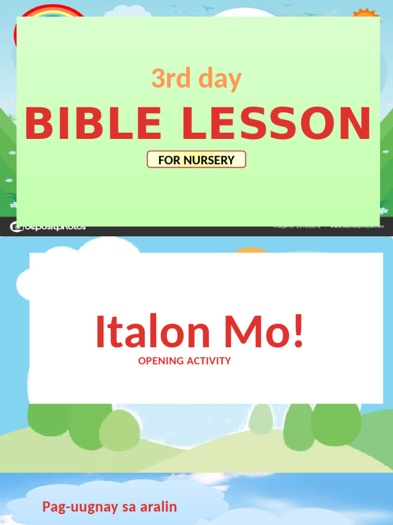 Bible Lesson - Day 3 | PDF