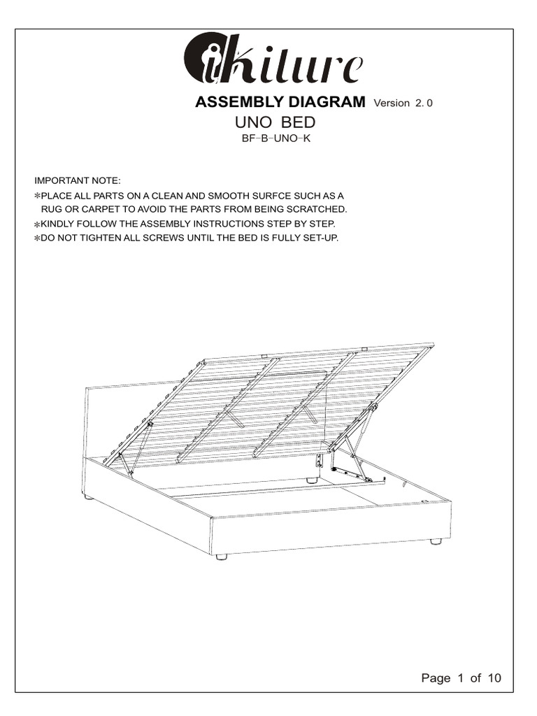 UNO BED: Assembly Diagram | PDF