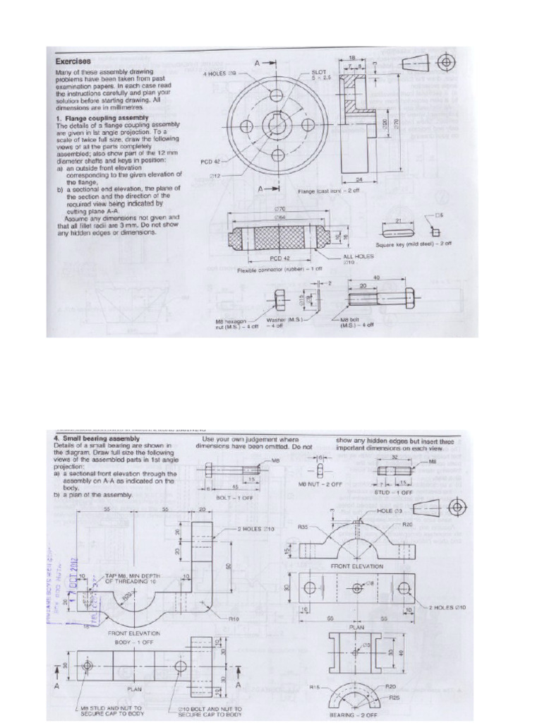 Flange Assembly Exercise | PDF