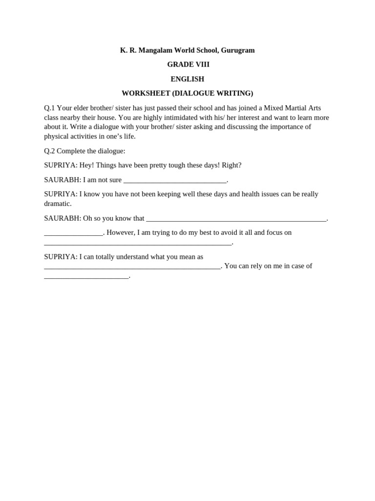 1725292210083 g8 English t1 Revision Worksheet 8 | PDF