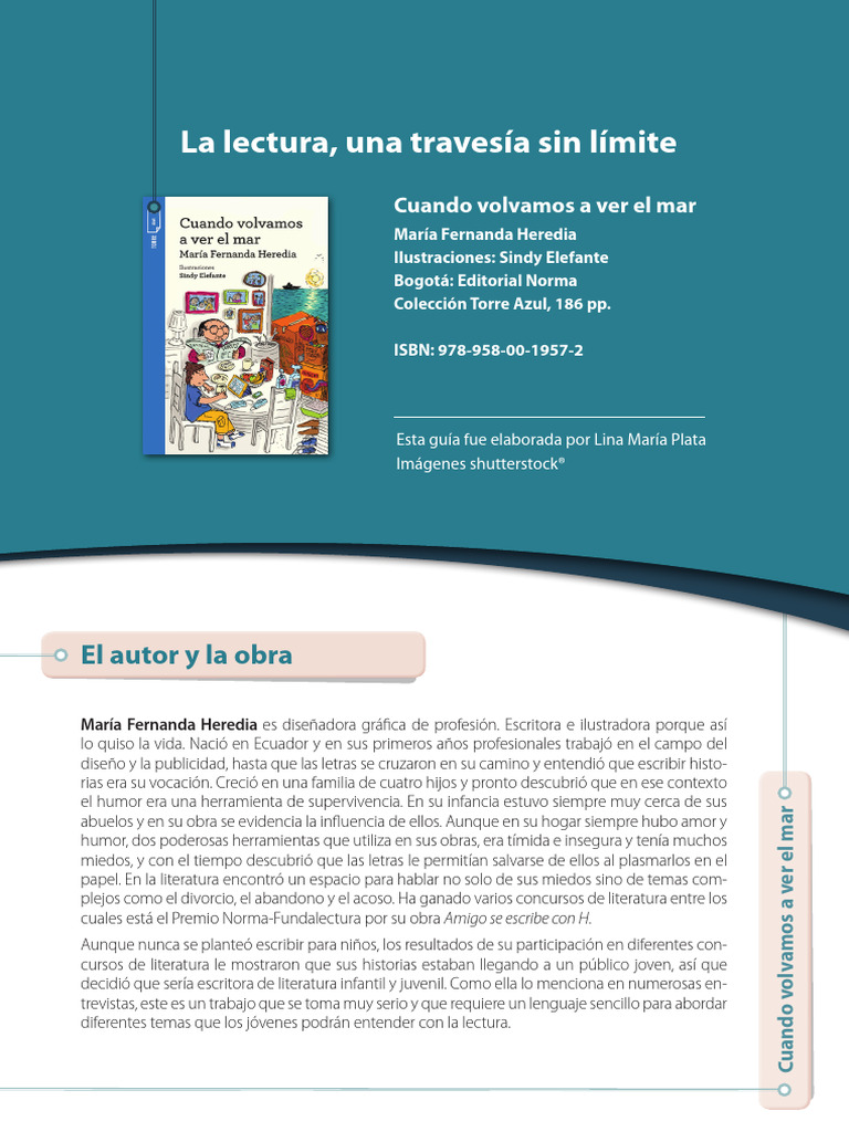 Guia Cuando Volvamos A Ver El Mar | PDF