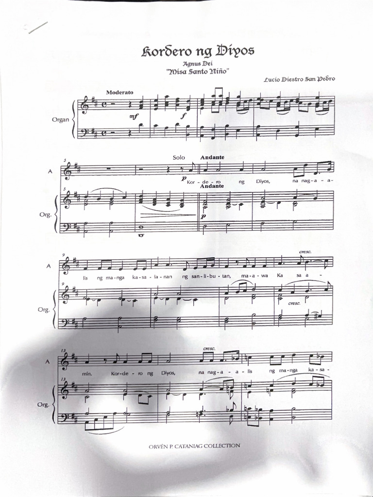 Kordero Ng Diyos | PDF