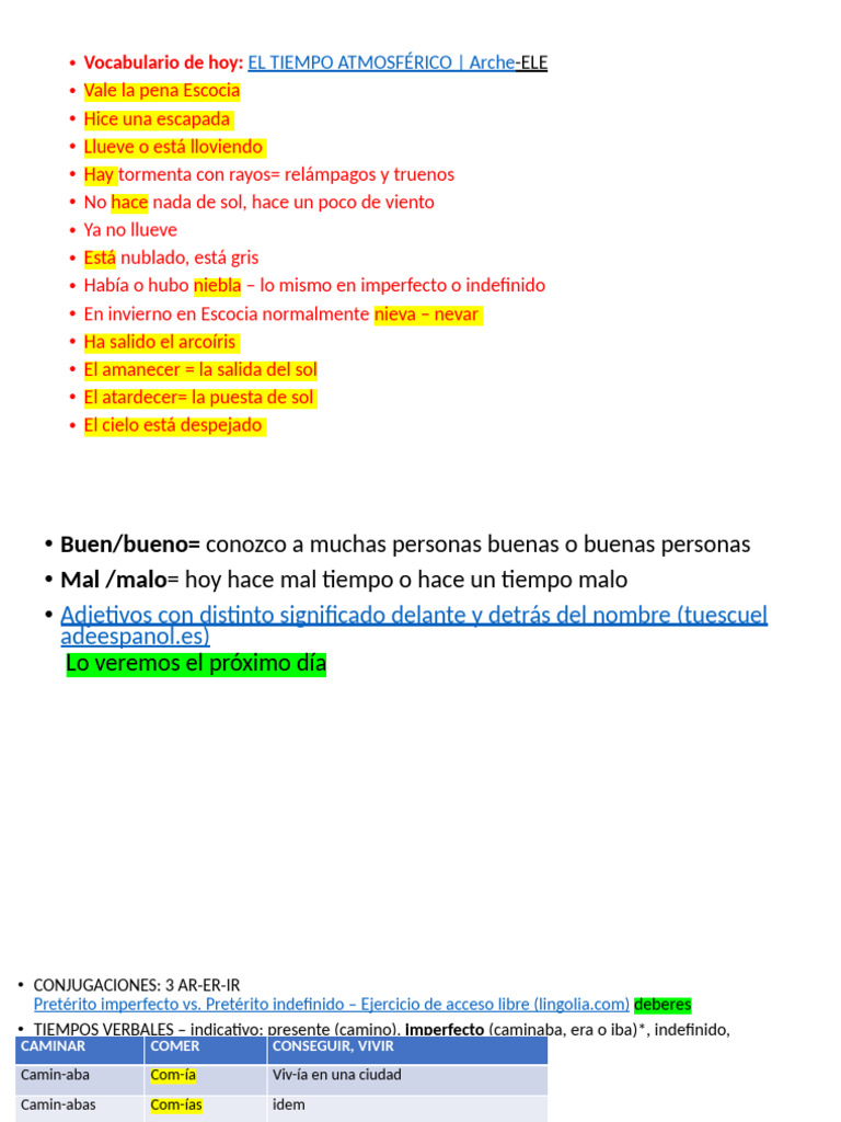 Clase 6 Repasando | PDF